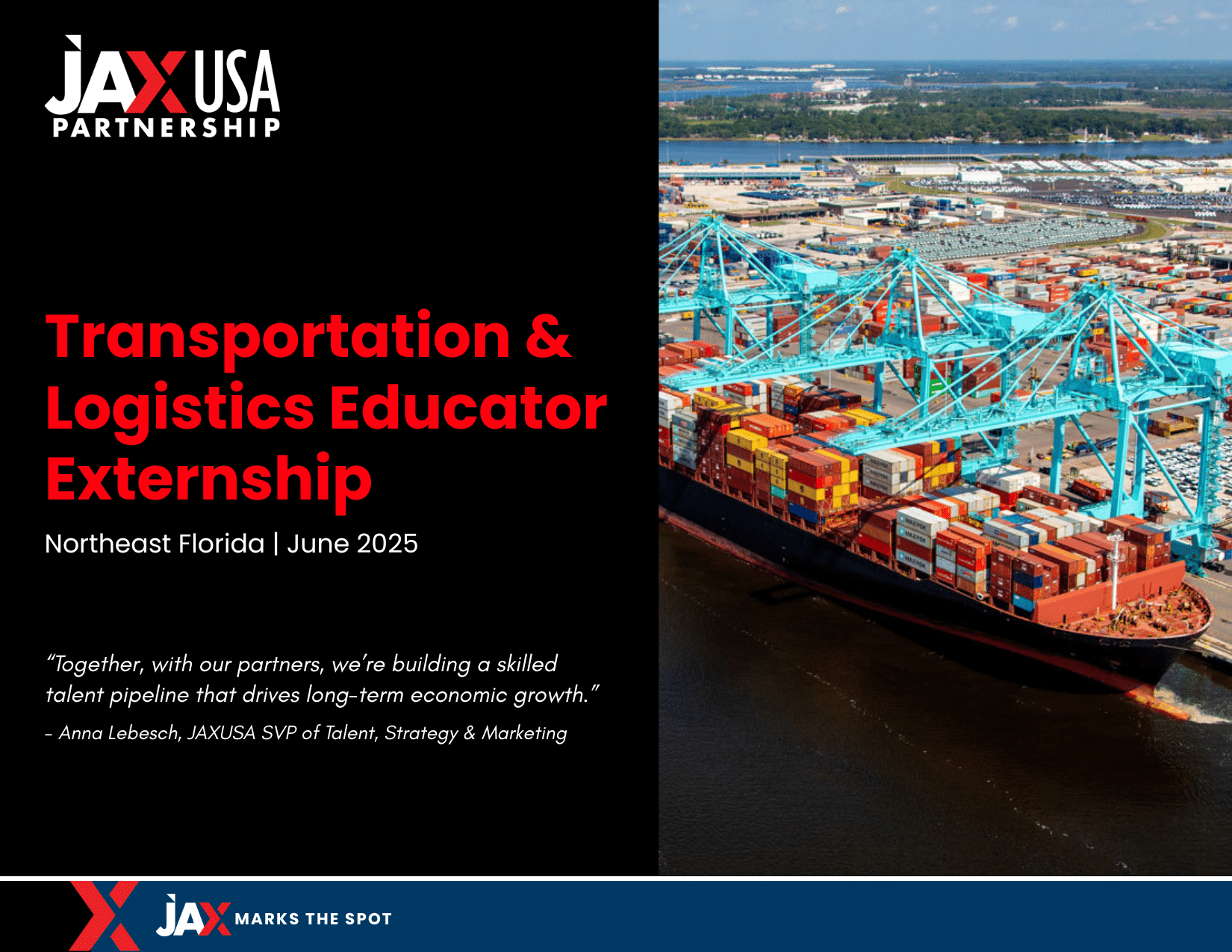 JAXUSA Partnership Growing Transportation & Logistics Talent Pipeline ...